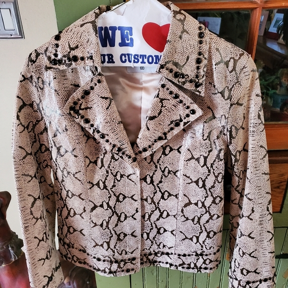 Pamela McCoy | Jackets & Coats | Stunning Leather Jacket By Pamela ...